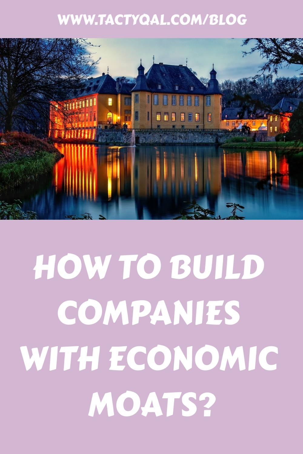How to build companies with economic moats? - Tactyqal